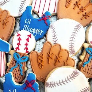 Baseball Baby Shower Cookies - Etsy