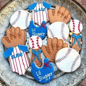 Baseball Baby Shower Cookies - Etsy