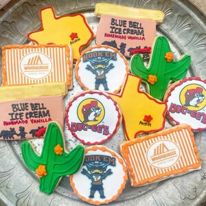 Texas Themed Cookies - Etsy