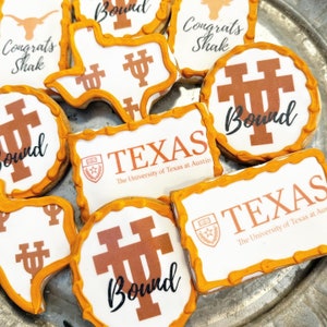 University of Texas Graduation Cookies - Etsy