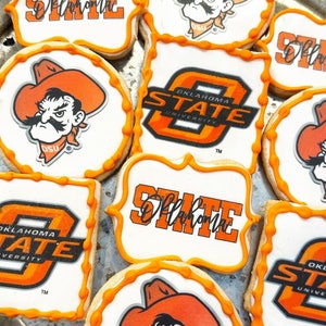 Oklahoma State University OSU Cookies - Etsy