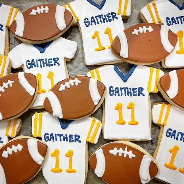 Football Cookie - Etsy