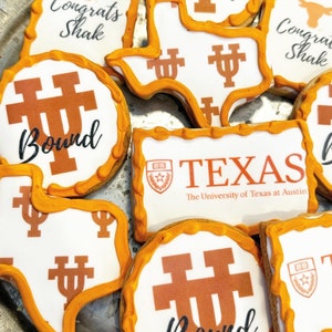 University of Texas Graduation Cookies - Etsy