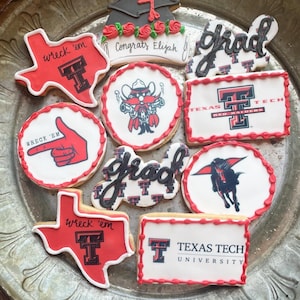 Texas Tech Graduation Cookies - Etsy