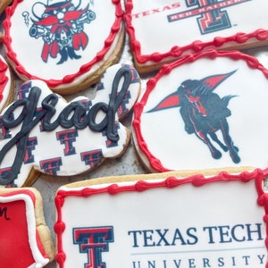 Texas Tech Graduation Cookies - Etsy