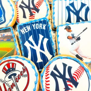 New York Yankees Cookies - Etsy