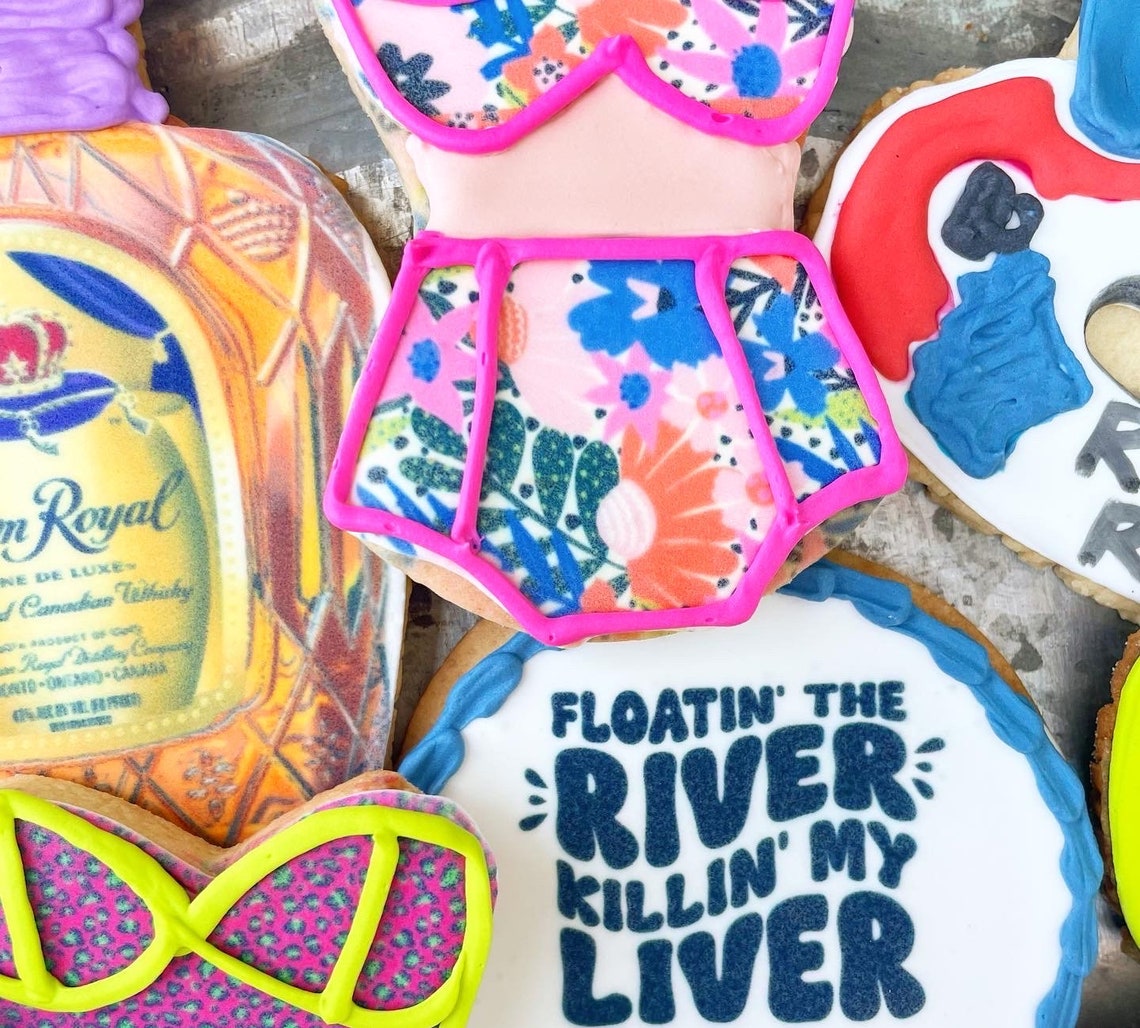 Float the River Cookies - Etsy