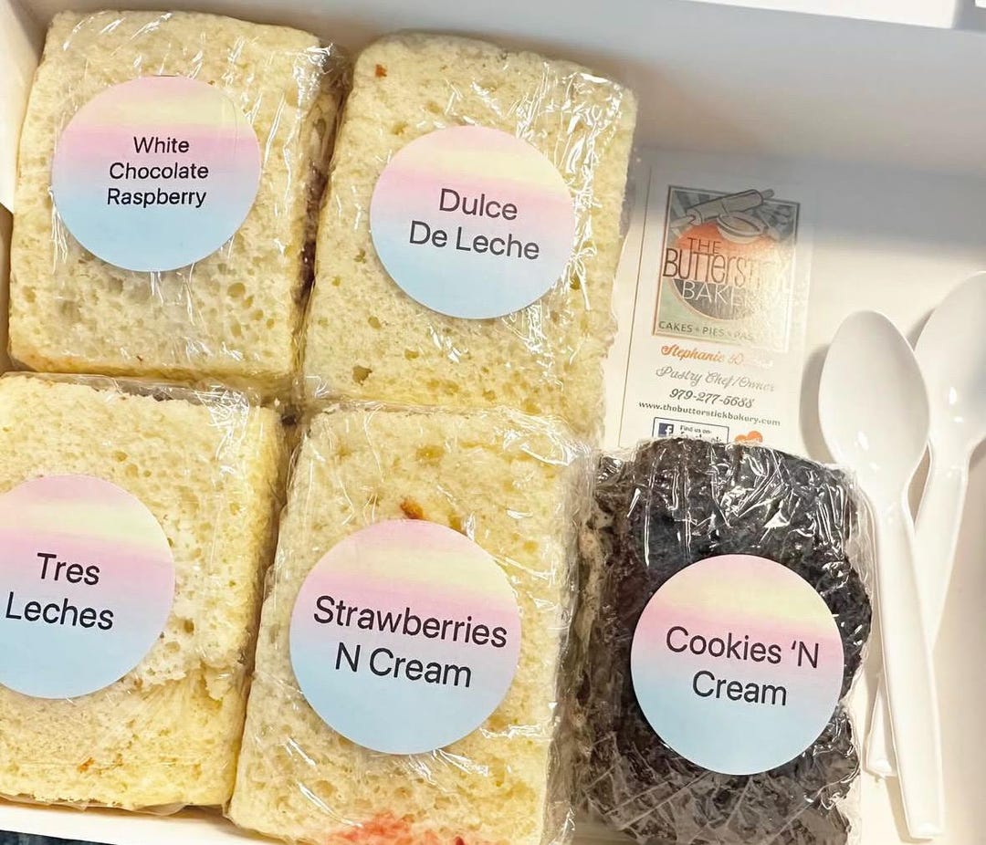 Cake Tasting Box - Etsy