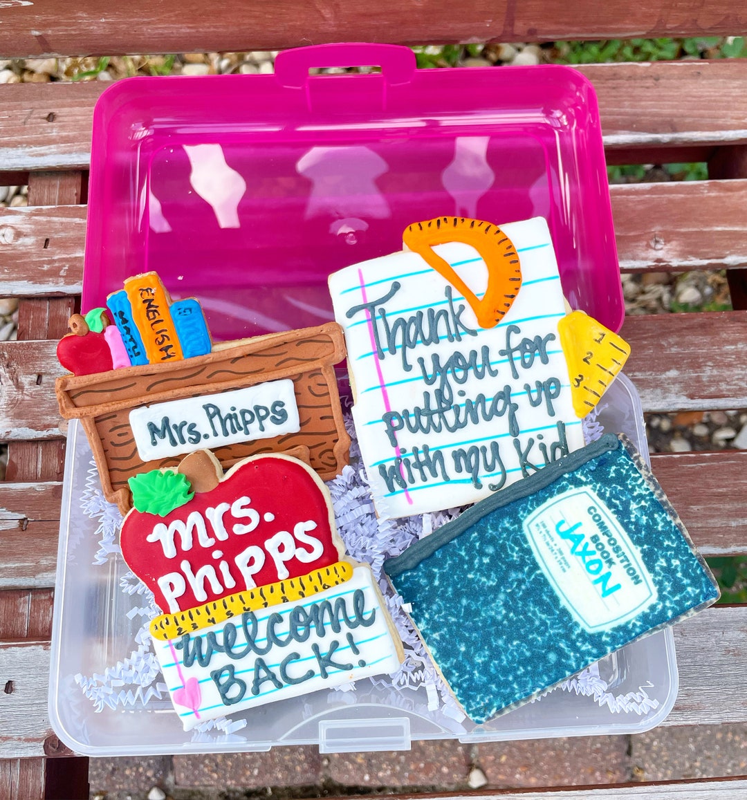 Back to School Teacher Cookies - Etsy