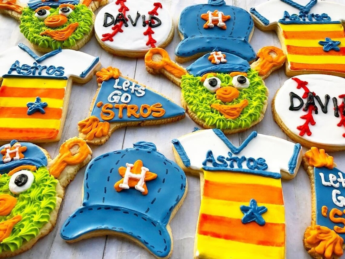 Houston Astros Cookies - Etsy