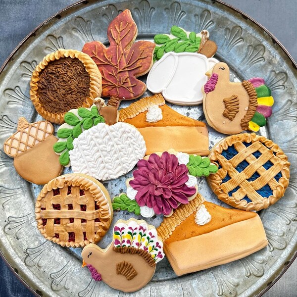 Thanksgiving Cookies - Etsy
