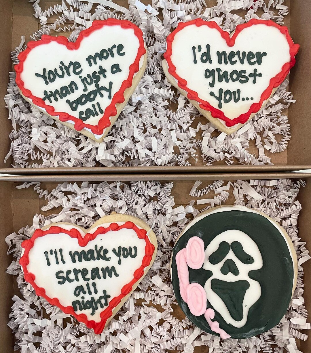 Ill Never Ghost You Valentines Set - Etsy