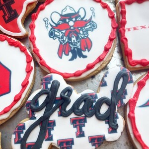 Texas Tech Graduation Cookies - Etsy