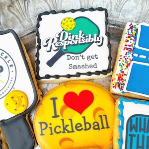 Pickleball Cookies - Etsy