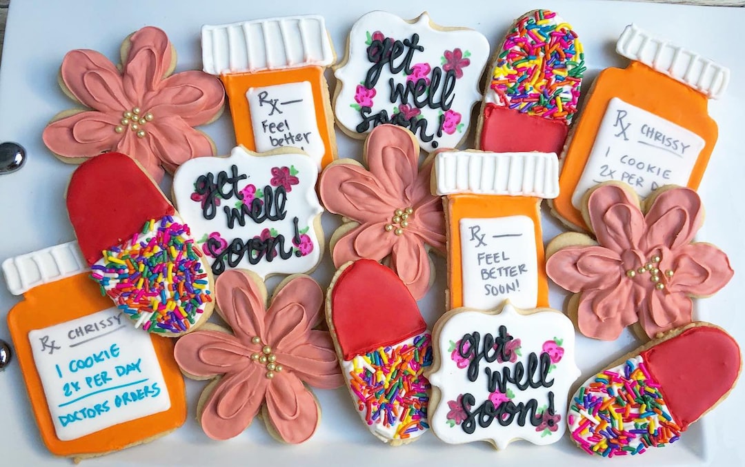 Get Well Soon Cookies - Etsy