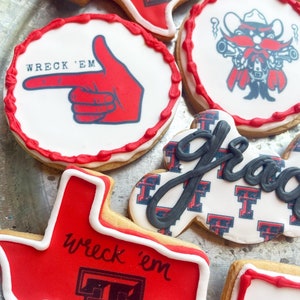 Texas Tech Graduation Cookies - Etsy