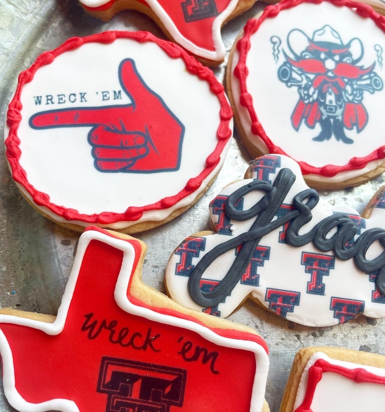 Texas Tech Graduation Cookies - Etsy