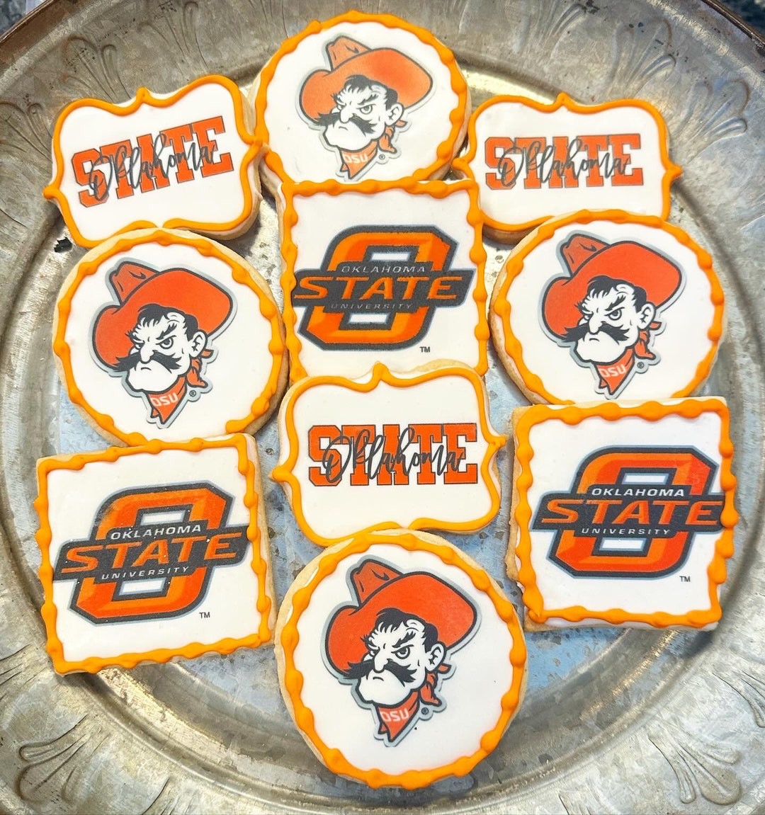 Oklahoma State University OSU Cookies - Etsy