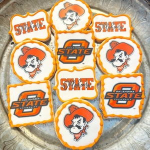 Oklahoma State University OSU Cookies - Etsy