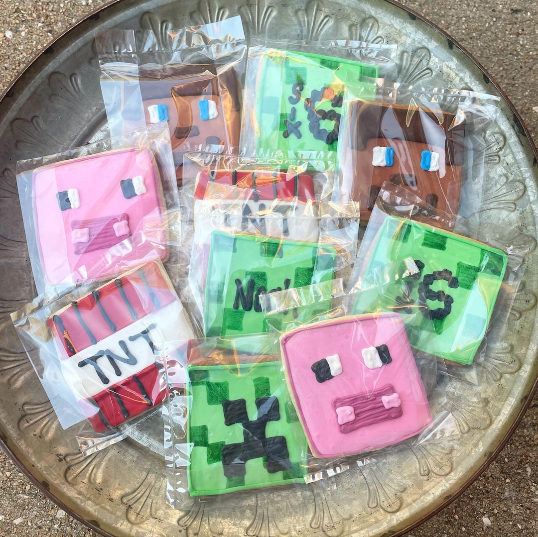 Minecraft Cookies - Etsy