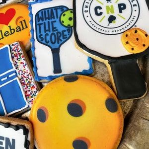 Pickleball Cookies - Etsy