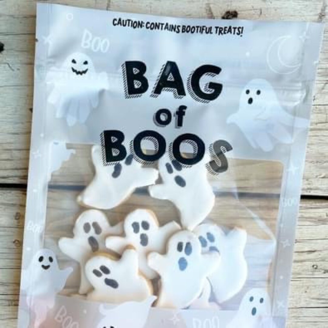 Bag of Boos Mini Cookies - Etsy