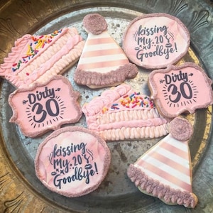 30th Birthday Cookies - Etsy