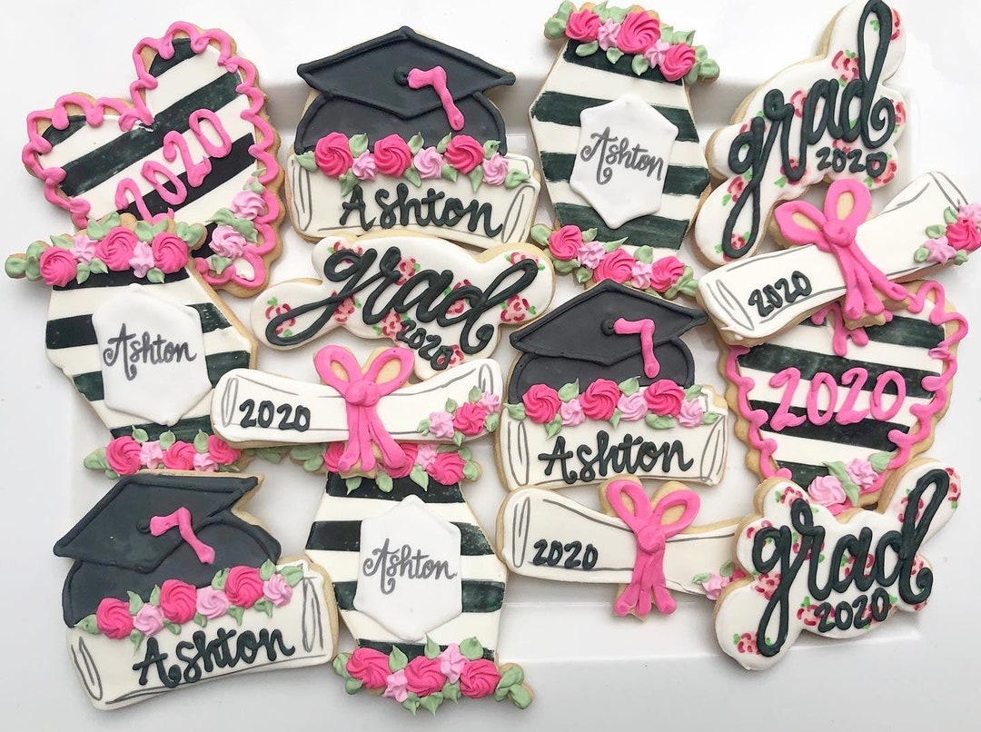 Girly Graduation Cookies - Etsy
