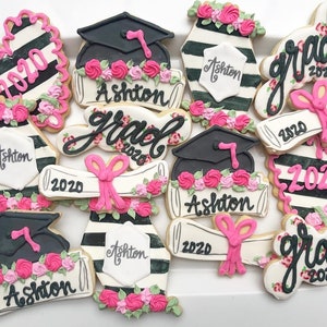 Girly Graduation Cookies - Etsy