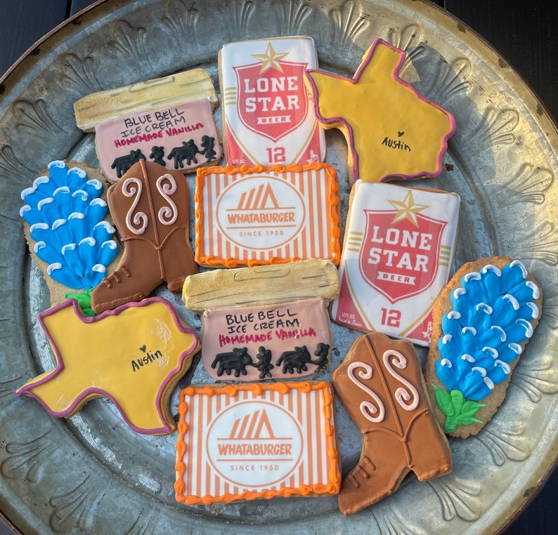 Texas Themed Cookies - Etsy
