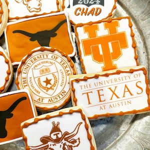 University of Texas Graduation Cookies - Etsy