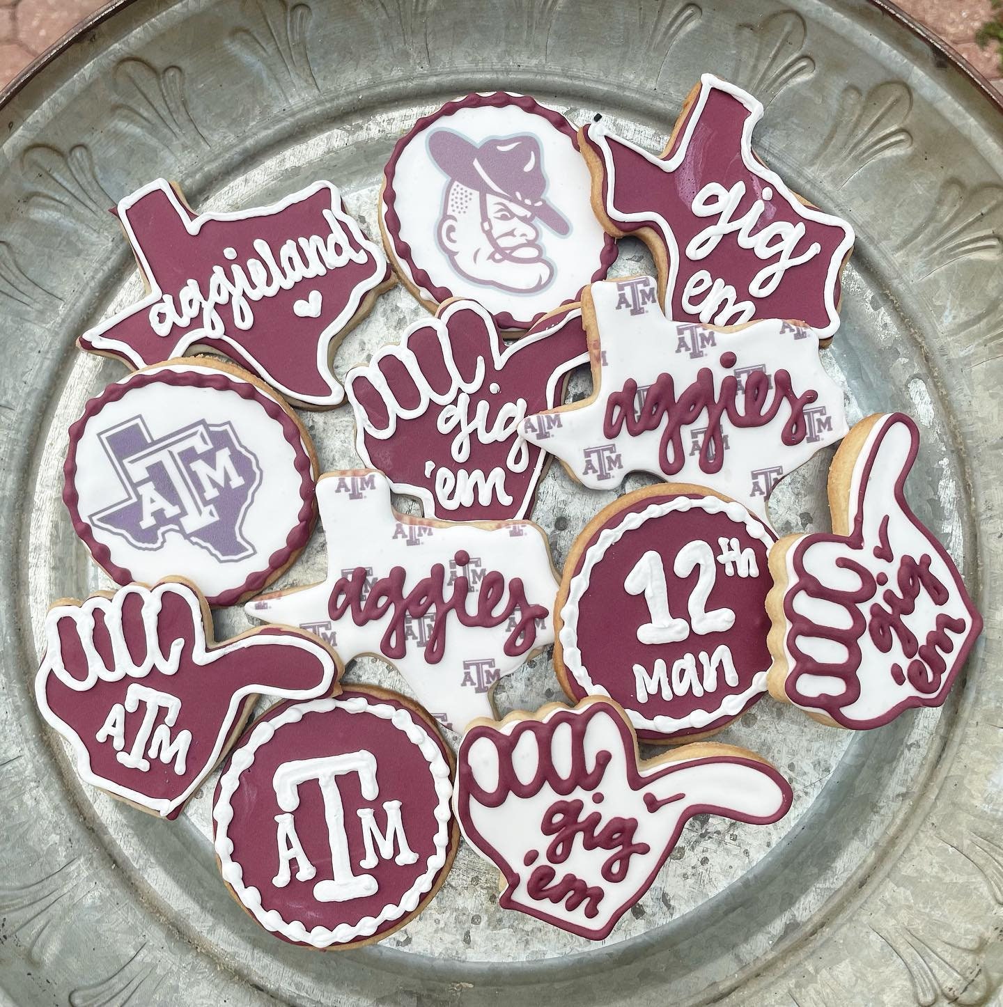 Texas A&M Cookies - Etsy