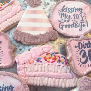 30th Birthday Cookies - Etsy