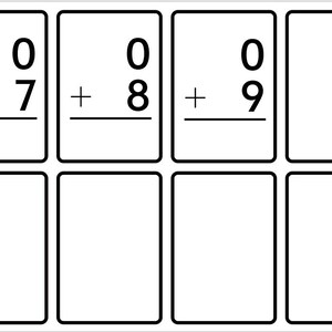 Addition Printable Flashcards - Etsy