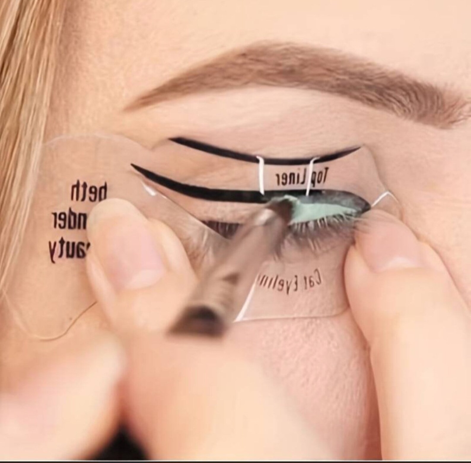 2pcs Stencil Eyeshadow Guide, Smokey Cat, Quick Eye Makeup Tool Set - Etsy