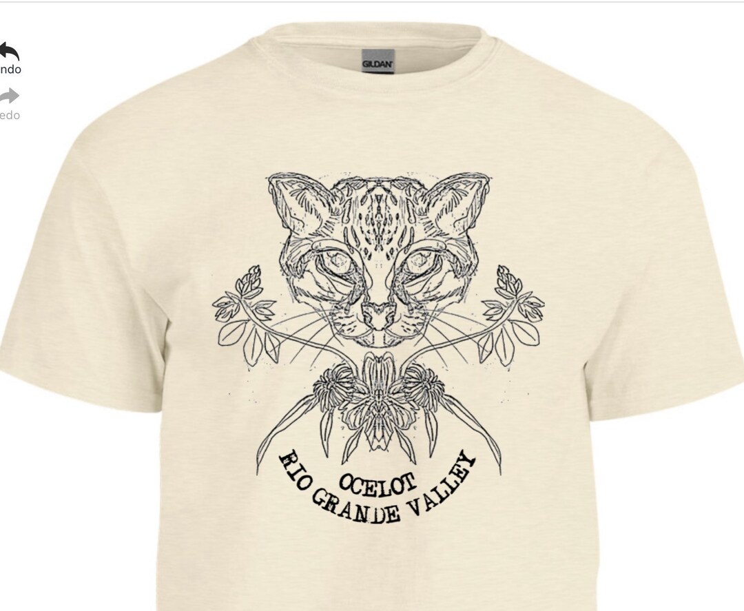 Texas Wildlife Ocelot Rio Grande T-shirt - Etsy