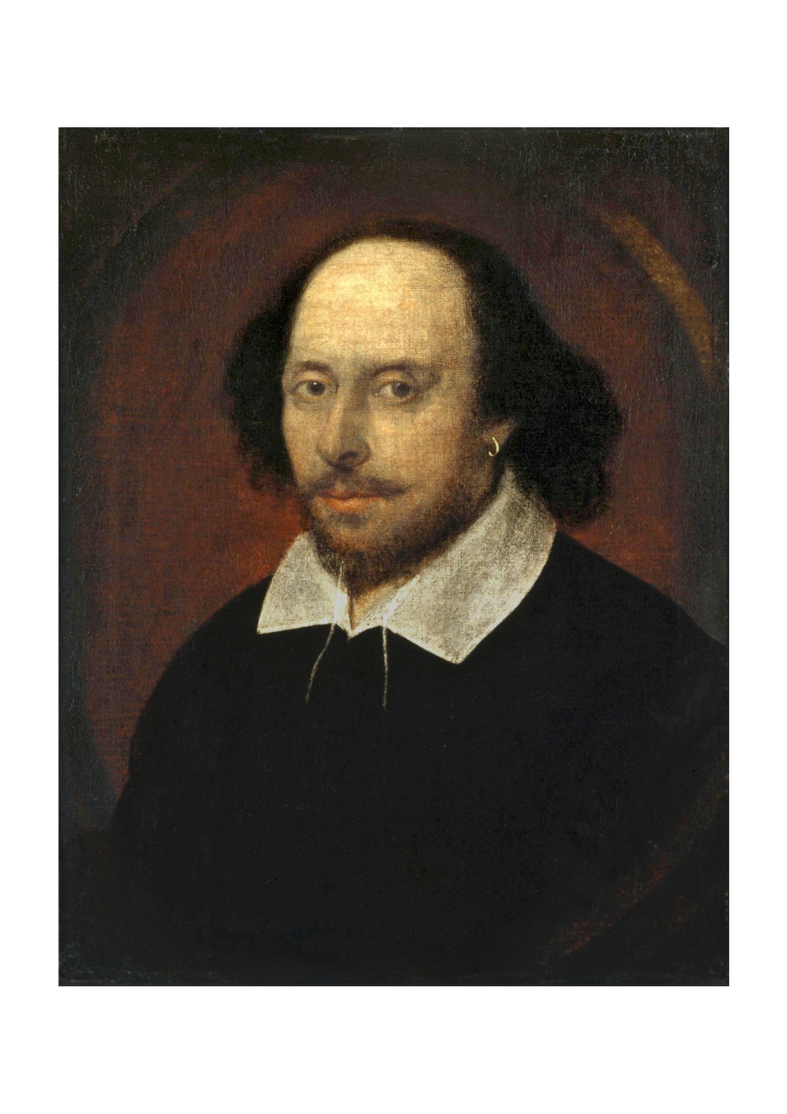 William Shakespeare the Chandos Portrait Fine Art Print | Etsy