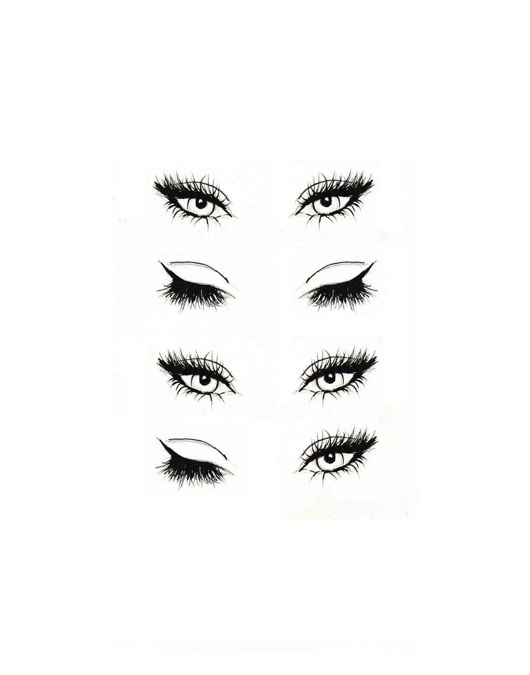 THE WINK - Digital Art Print | Instant Download | Eyes, Wink Print - Etsy