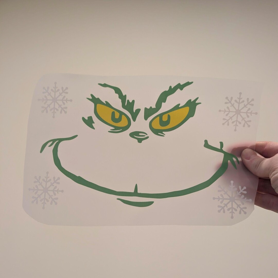 Christmas Grumpy Monster DTF Transfer- Green Christmas Movie Character ...