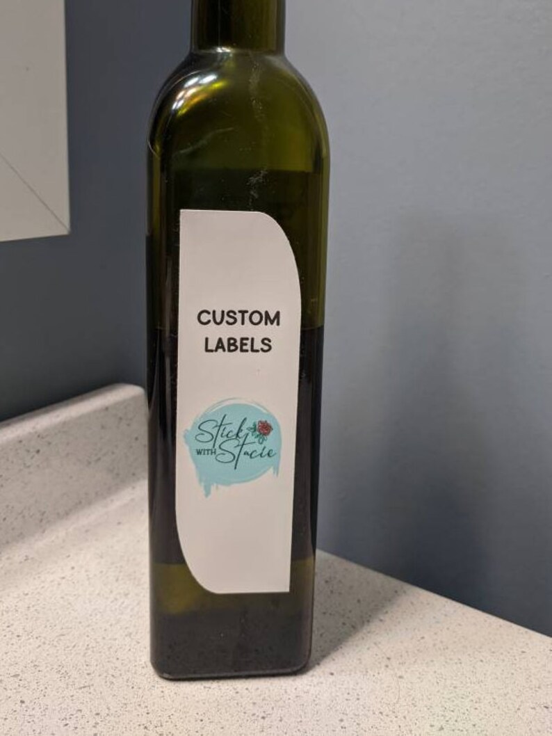 Cooking Oil Sticker Labels for Containers and Bottles, Olive Oil Bottle ...