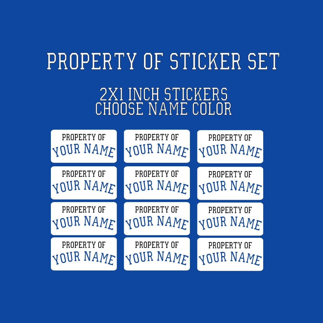 Sports Property of Sticker Labels Set, Sports Equipment Labels, Sports ...