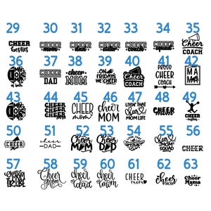 Cheerleading Iron-on Decals, Cheer Mom Iron on Patch, Cheer Heat ...