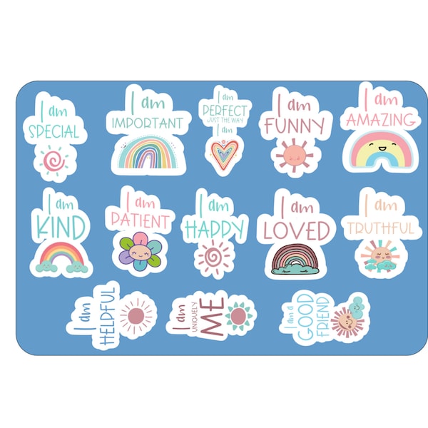 Affirmations Stickers - Etsy