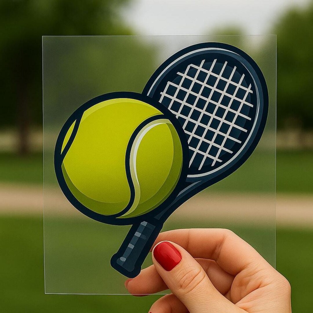Tennis Ball and Racket Iron on Transfers -DTF Design - Etsy