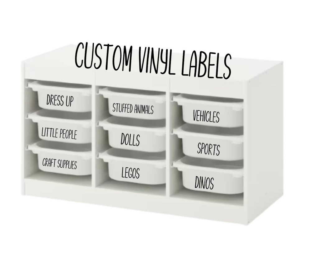 Custom Container Labels, Home Organization Labels, Playroom Labels ...
