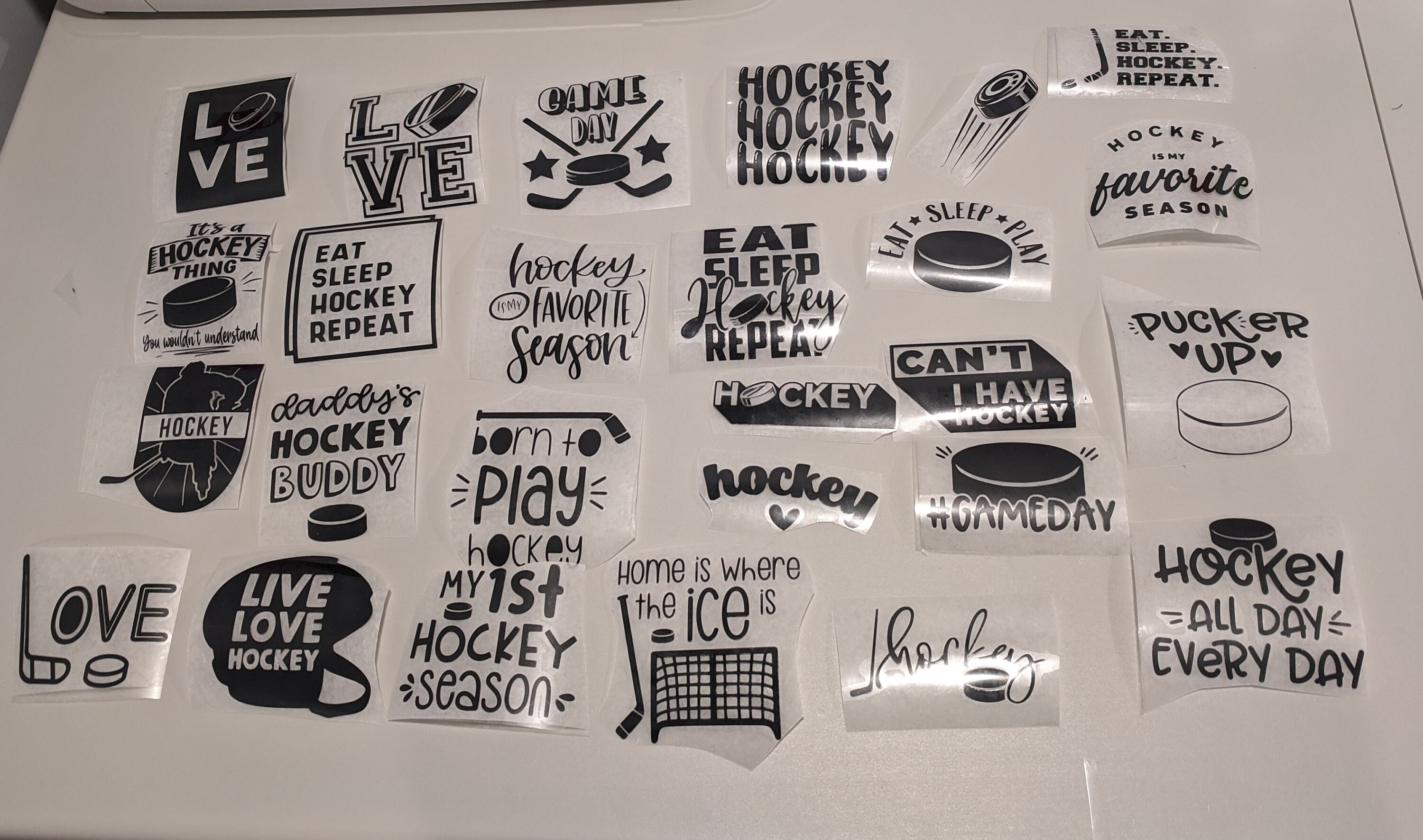 Onesie Decorating Station Iron-on Decals, Sports Theme Baby Shower ...