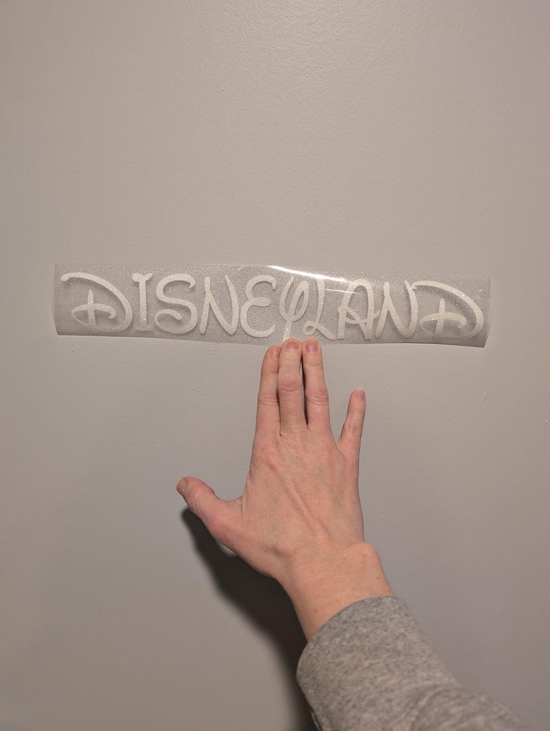 Name Disney Inspired Font Heat Transfer Patches- DTF Ready to Press - Etsy