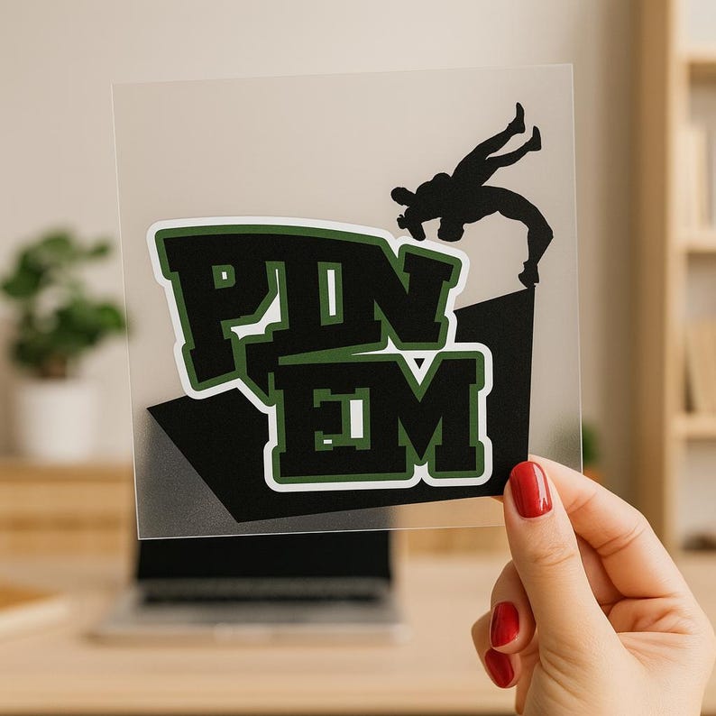 Pin Em Wrestling Iron on Transfer- DTF Design - Etsy
