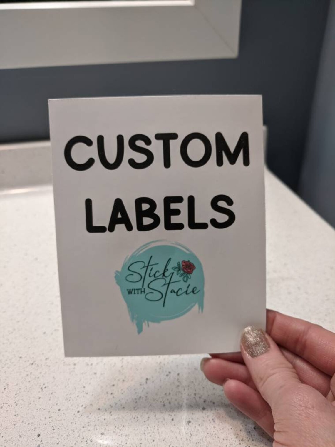 Design Your Own Sticker Labels Set, Custom Shapes, Sizes, and Wording Labels, Custom Home Labels ...