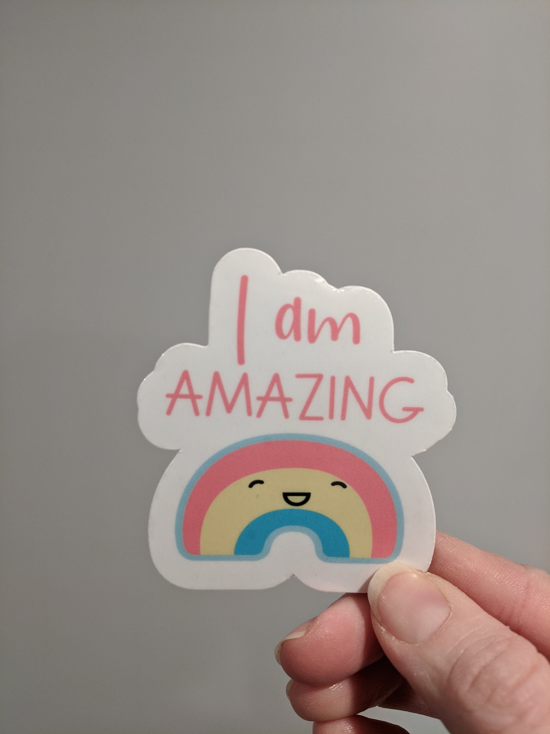 Girls Affirmation 1 Inch Sticker Set, Vinyl Water Resistant Affirmation ...